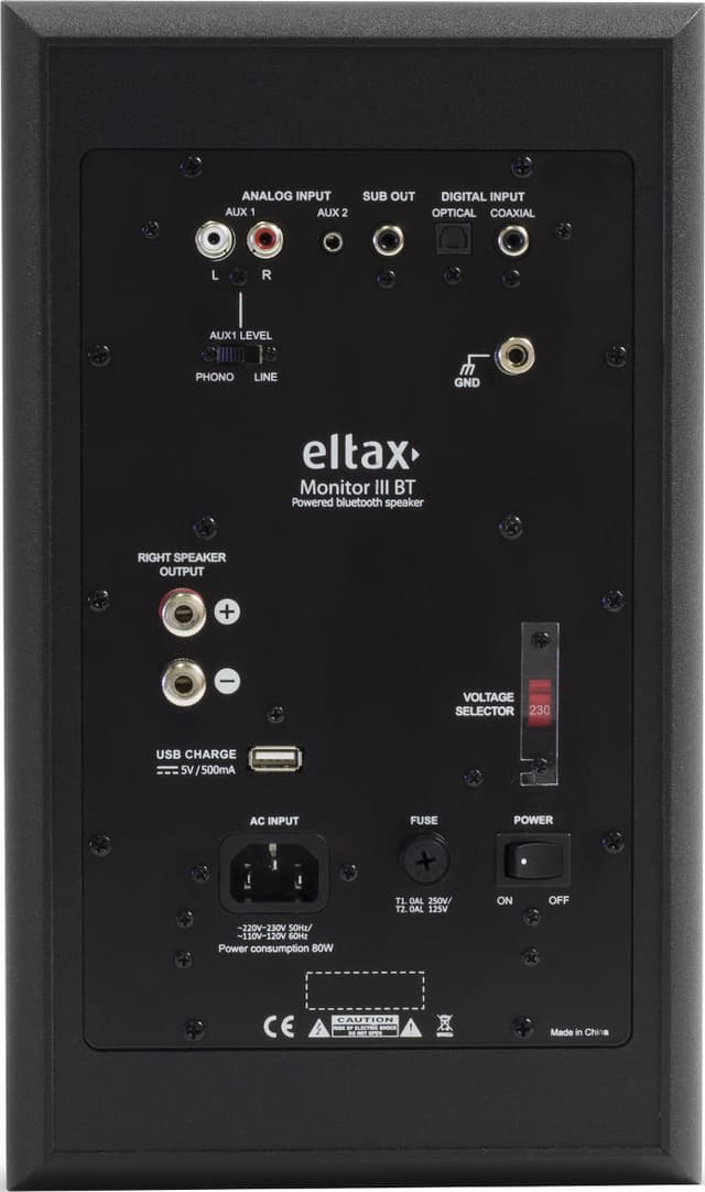 Eltax Monitor III BT Phono Black Pair - Gigantti