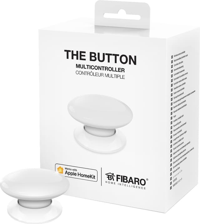 Fibaro Button för HomeKit smart knapp FGBHPB-101-1 (vit) - Elgiganten