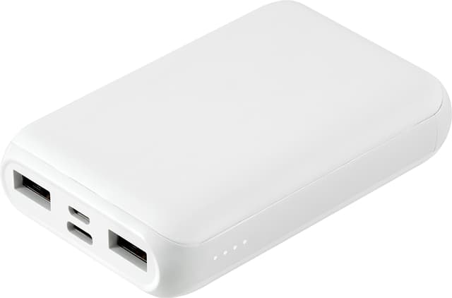 Goji 10.000mAh Mini Size power bank (hvid) | Elgiganten | Elgiganten