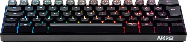 NOS C-450 Mini PRO RGB gamingtastatur (sort) - Elkjøp
