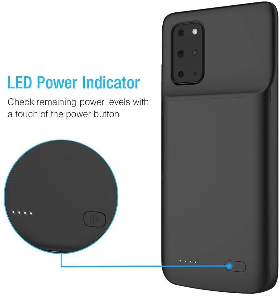 Samsung Galaxy S20 Plus batterideksel 6000mAh Svart - Elkjøp