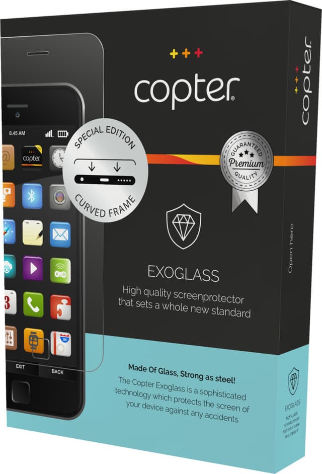 Copter Exoglass Huawei P30 Lite Curved Frame Full Glue - Elgiganten