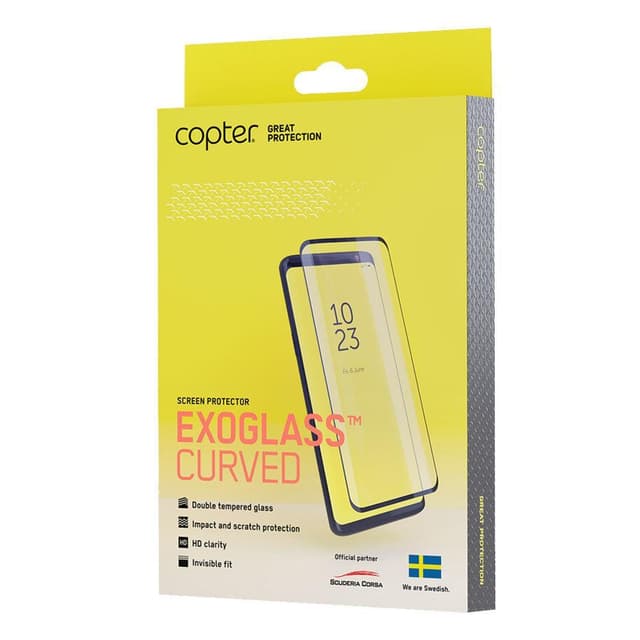 Copter Exoglass Curved Frame iPhone 6 - Svart Full Glue - Elgiganten