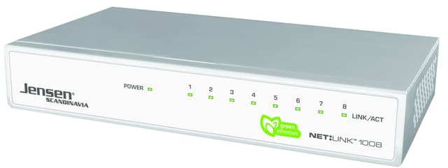 Jensen Net:Link 1008 switch - Elkjøp | Elkjøp