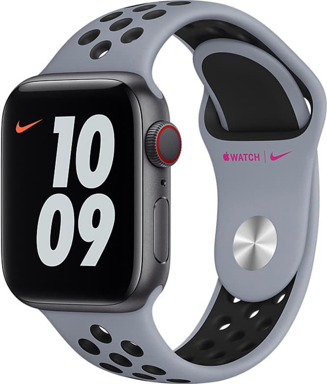 Apple 40 mm Nike Sport Band (obsidian mist/black) - Elkjøp | Elkjøp