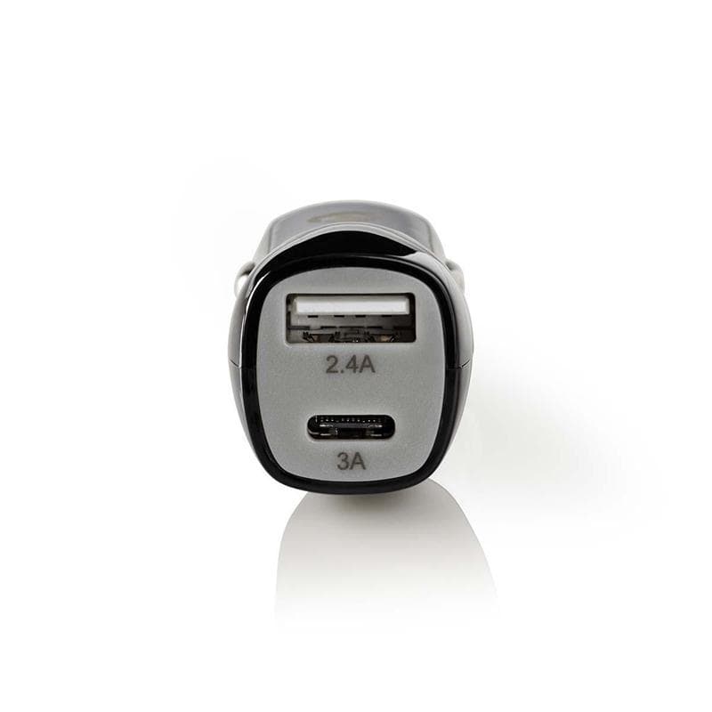 Billader | 3,4 A | 2-utganger | USB-A og USB-Câ„¢ | Sort - Elkjøp