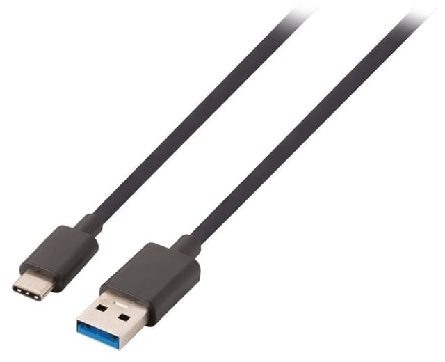 USB 3.1-Kabel USB-C Han - USB A Han 1.00 m Sort - Elkjøp | Elkjøp