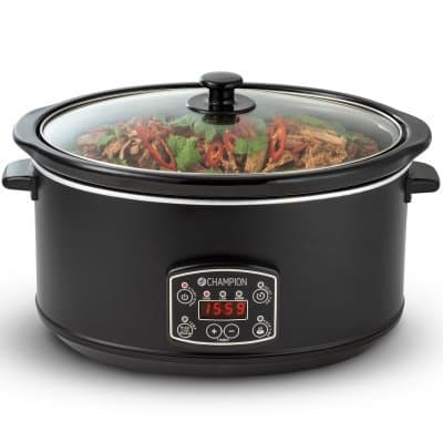 Slowcooker 6,5 liter mattsvart - Elgiganten - Elgiganten