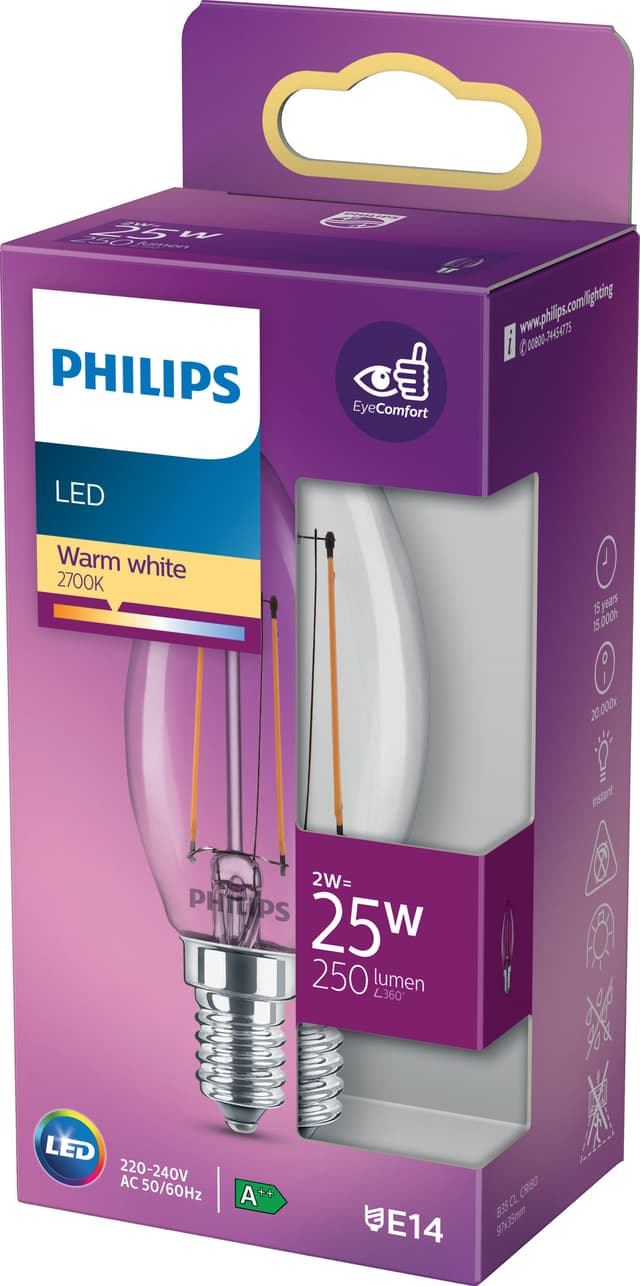 Philips LED-lampa 25W E14 - Elgiganten