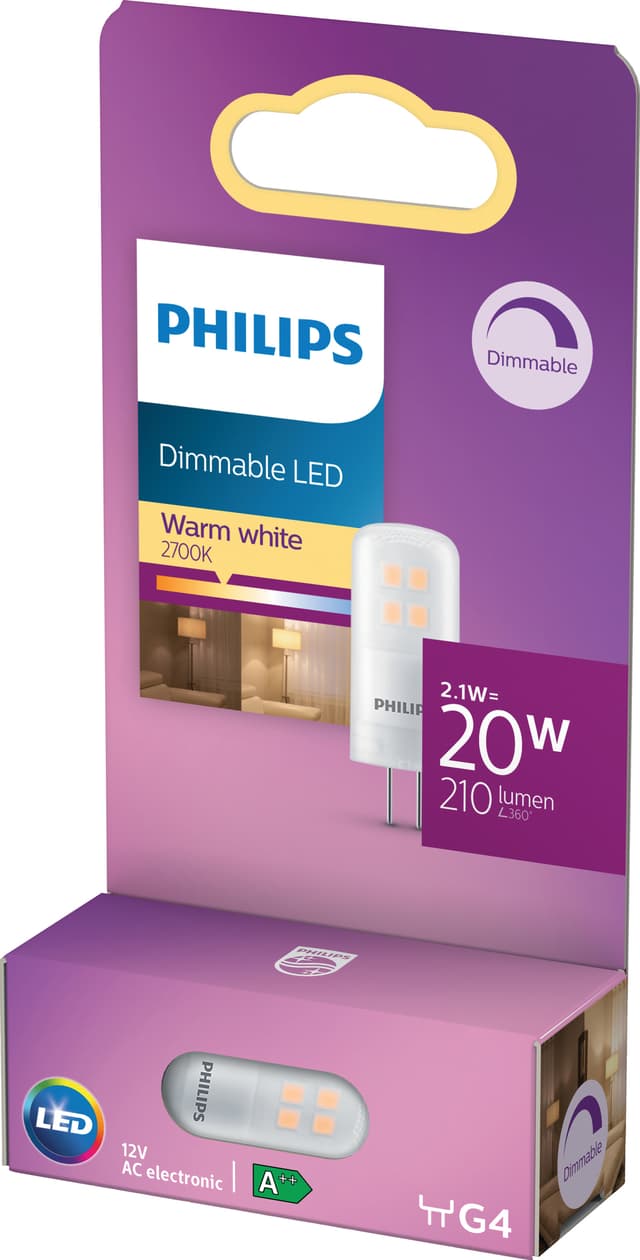 Philips LED spot 2.1W G4 - Elgiganten