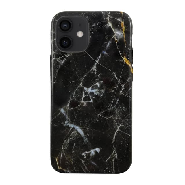 Miljövänliga iPhone 12 mini tryckt mobilskal - Black Marble ...