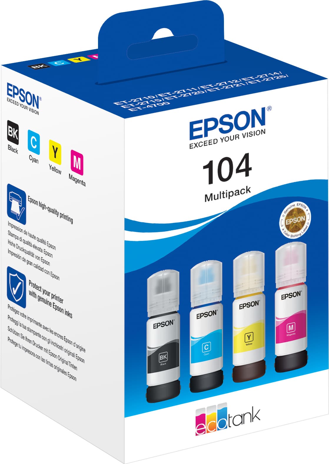 Epson 104 4-blæk value pack | Elgiganten | Elgiganten