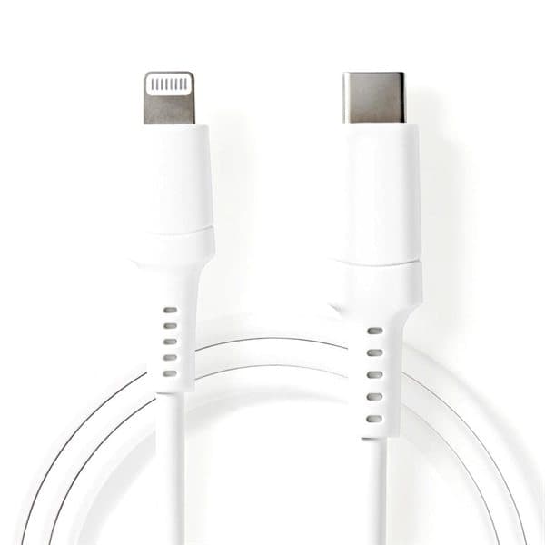 Nedis Apple Lightning-kabel till USB-C 1 Meter - Elgiganten