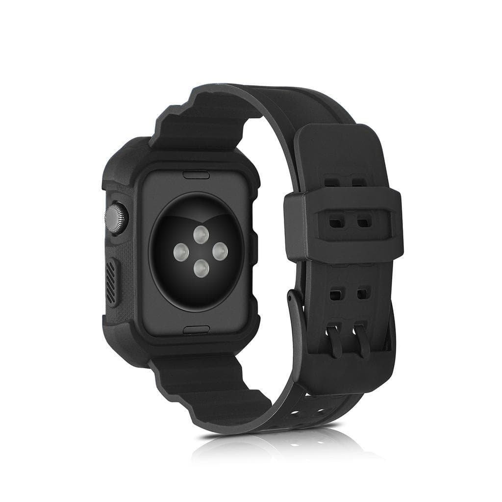 Apple Watch 42 mm etui med armbånd - svart - Elkjøp