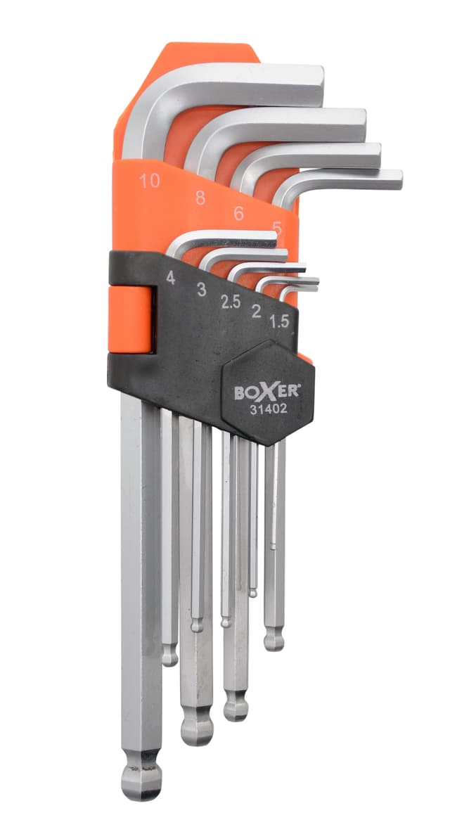 Sexkantsnyckelsats 9 delar – CR.V-stål - Elgiganten - Elgiganten