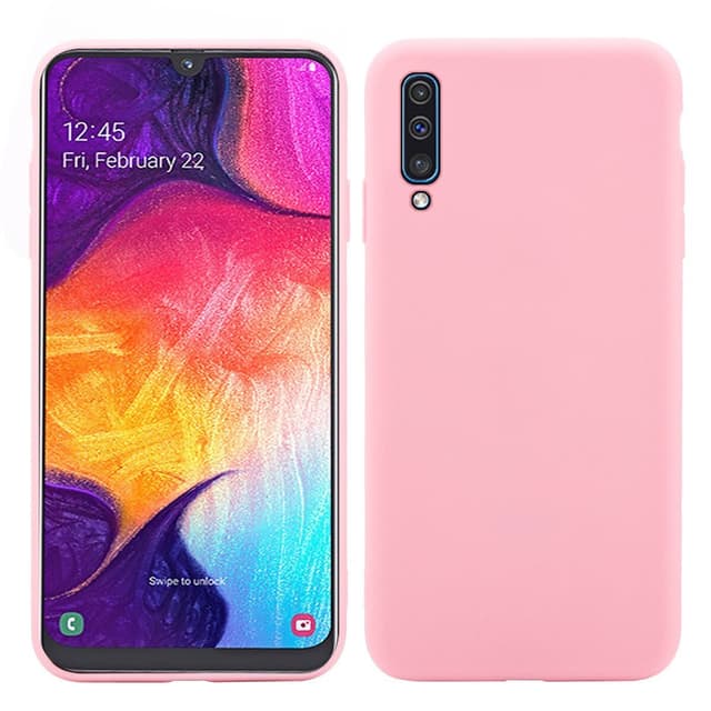 SKALO Samsung A70 Ultratunn TPU-Skal - Rosa - Elgiganten - Elgiganten