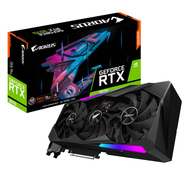 Gigabyte GeForce RTX 3070 AORUS MASTER 8GB - Elkjøp | Elkjøp