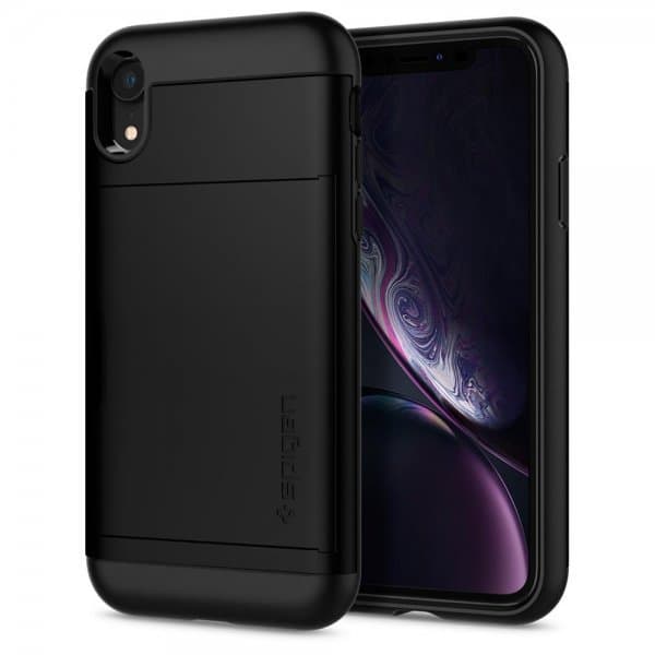 Spigen iPhone Xr Cover Slim Armor CS Sort | Elgiganten