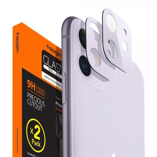 Spigen iPhone 11 Kameralinsebeskytter GLAS.tR Lilla | Elgiganten ...