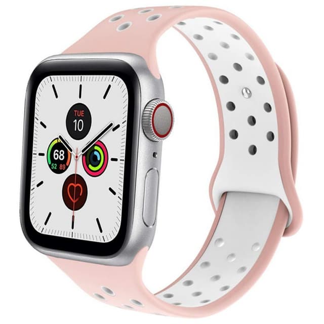 EBN Sport armbånd Apple Watch 5 (44mm) - Rosa/vit - Elkjøp | Elkjøp
