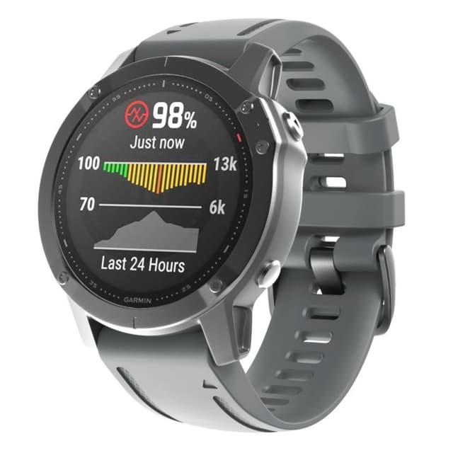 Sport armbånd Garmin Fenix 6S - Grå - Elkjøp