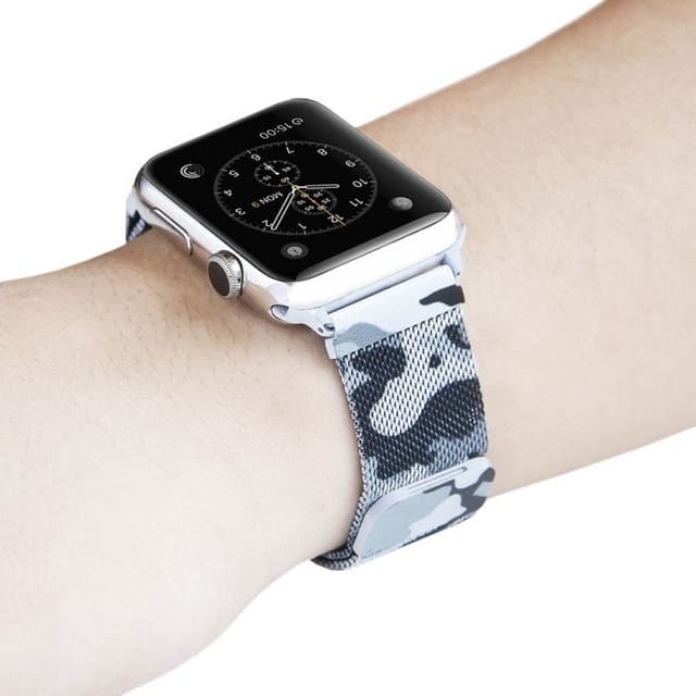 Apple Watch 42 Armband Milanese Camo - Grå - Elgiganten