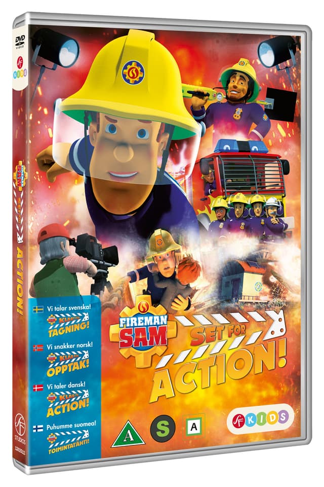FIREMAN SAM: SET FOR ACTION! (DVD) | Elgiganten | Elgiganten