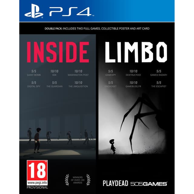 Inside - Limbo Double Pack (PS4) - Gigantti verkkokauppa