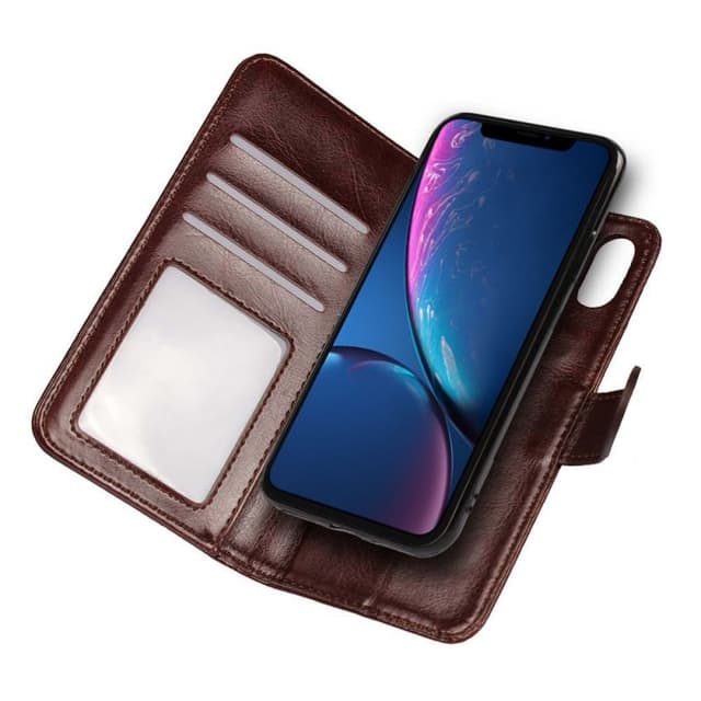 Mobilplånbok MOVE 2i1 Apple iPhone XR (6.1") - Mörk Brun - Elgiganten