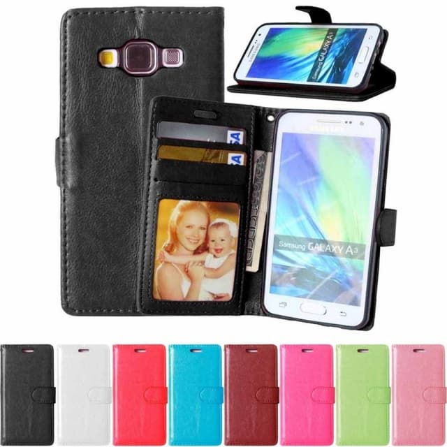 Mobilplånbok 3-kort Samsung Galaxy A3 2015 (SM-A300F) - Rosa ...