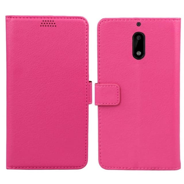 Mobilplånbok 2-kort Nokia 6 (TA-1021) - Rosa - Elgiganten