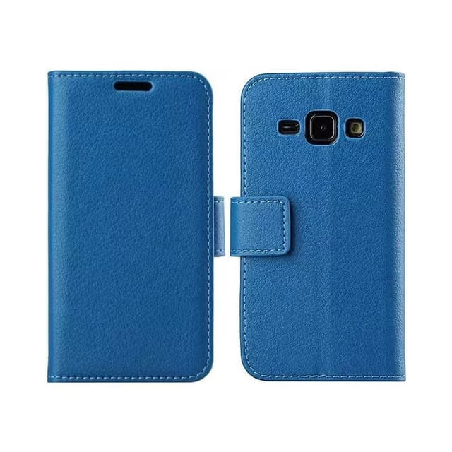 Mobilplånbok 2-kort Samsung Galaxy J7 2015 (SM-J700F) - Blå ...