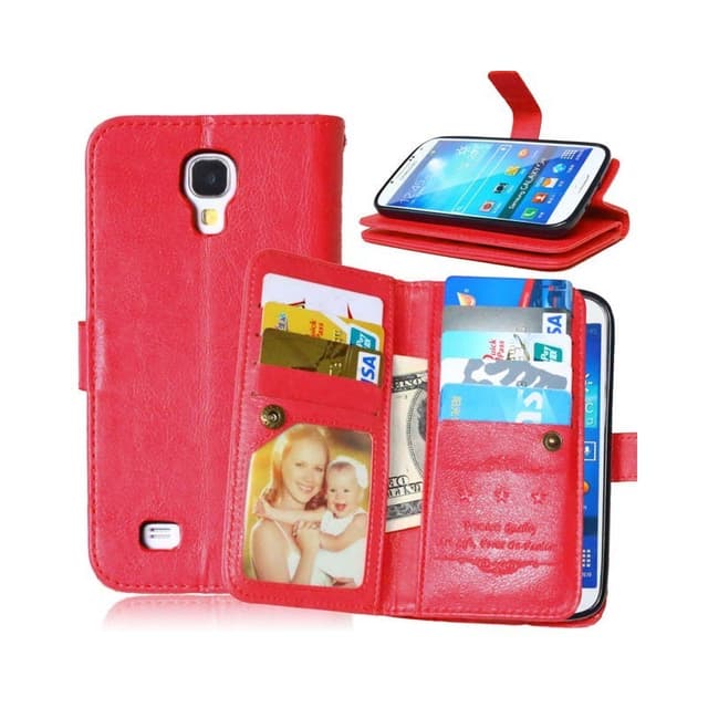 Dubbelflip Flexi 9-kort Samsung Galaxy S4 (GT-i9500) - Röd - Elgiganten