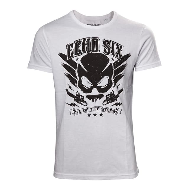 Resident Evil Echo Six t-paita (valkoinen) (XL) - Gigantti
