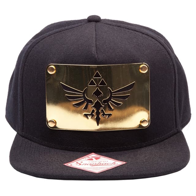 Nintendo Zelda Triforce metal logotyp keps (svart) - Elgiganten