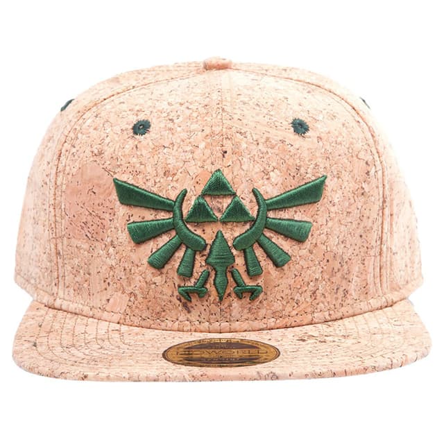 Nintendo Zelda Triforce kork snapback cap (natural) | Elgiganten