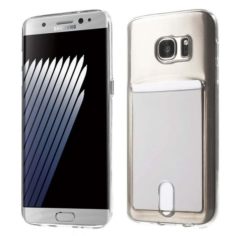 Silikon skal med kortplats Samsung Galaxy Note 7 (SM-N930F) - Transpa ...