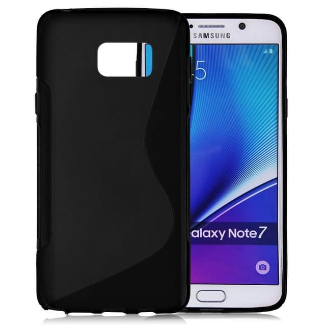 S Line silikondeksel Samsung Galaxy Note 7 (SM-N930F) - Svart - Elkjøp