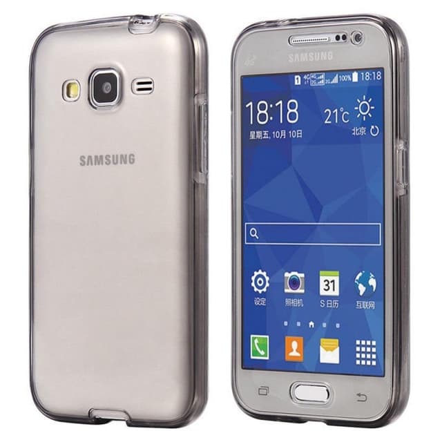 360° silikondeksel Samsung Galaxy Core Prime (SM-G360F) - Grå - Elkjøp