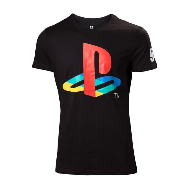 T-shirt PlayStation - Classic Logo - sort (M) | Elgiganten