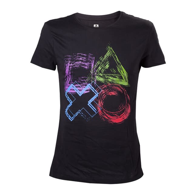 T-shirt PlayStation - Controller - sort (XXL) | Elgiganten | Elgiganten