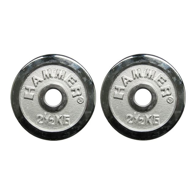 Hammer Sport Hammer Weight Discs Pair 30 mm 2 x 2,5 kg - Elkjøp | Elkjøp