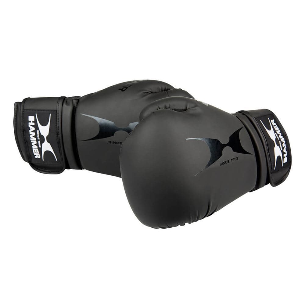 Hammer boxing Boxing gloves, PU, black - Elkjøp