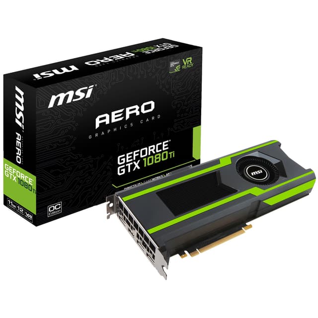 MSI GeForce GTX 1080 Ti Aero OC grafikkort (11 GB) - Elkjøp