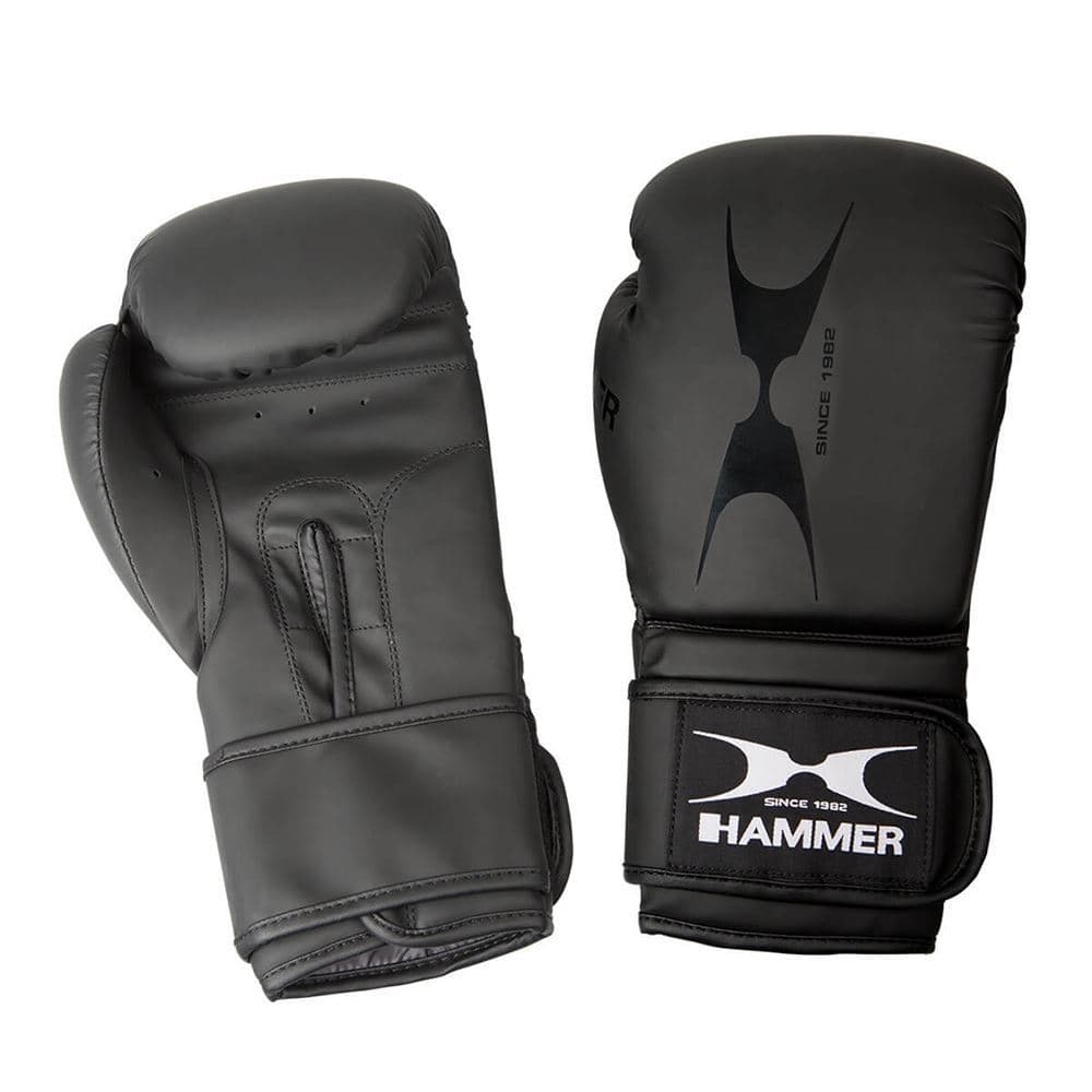 Hammer boxing Boxing gloves, PU, black - Elkjøp