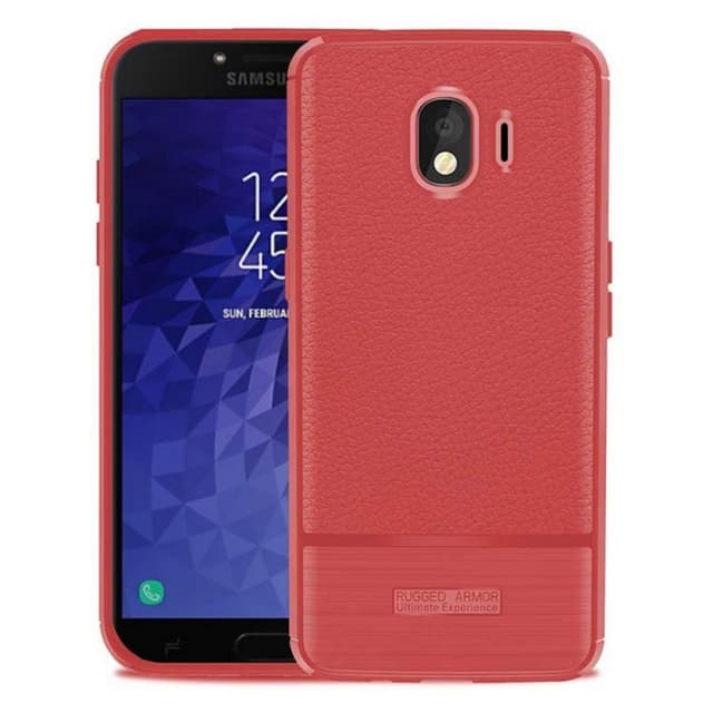 Rugged Armor TPU skal Samsung Galaxy J4 2018 (SM-J400F) - Röd - Elgiganten - Elgiganten