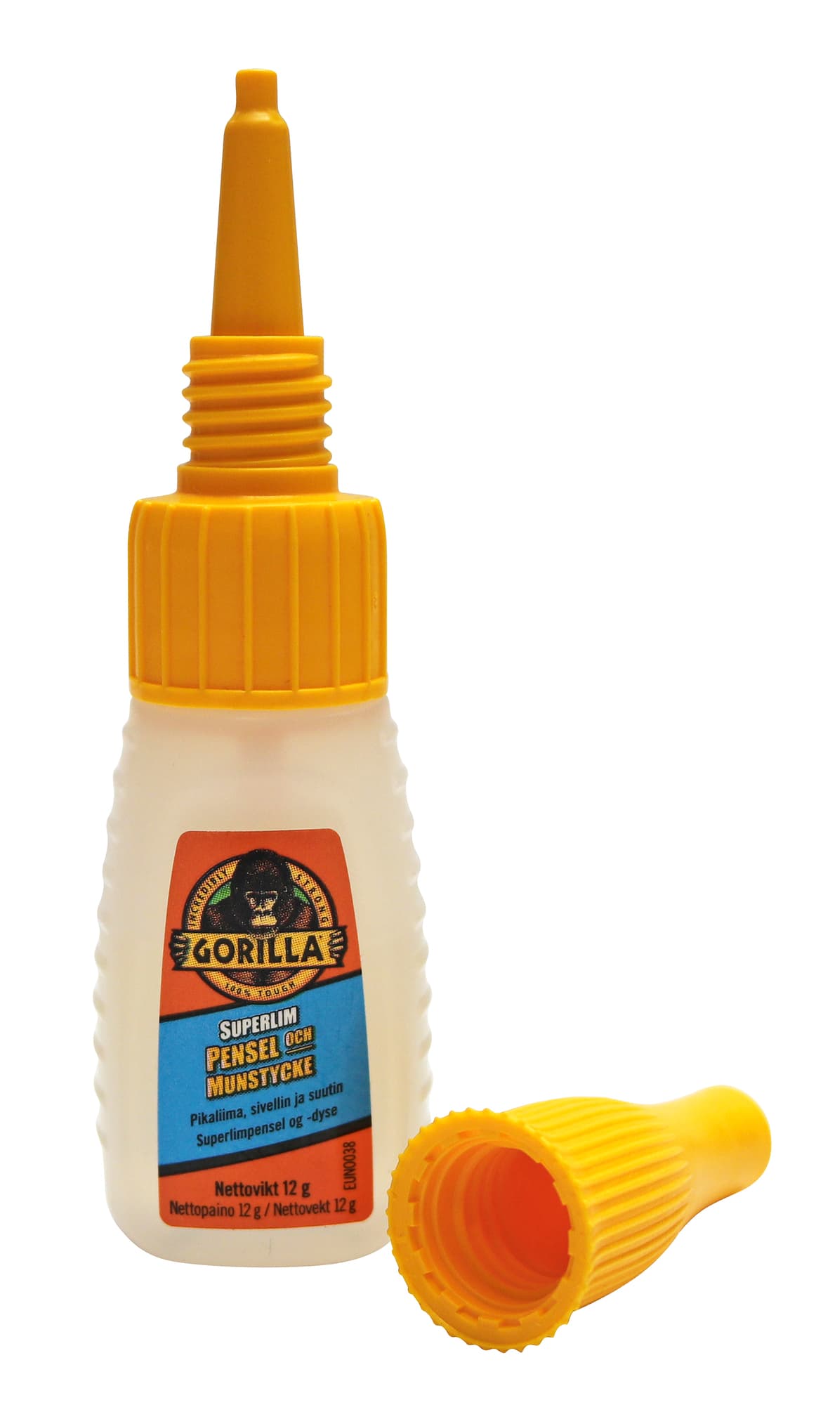 Gorilla Glue superlim med pensel og munnstykke 12 g - Elkjøp