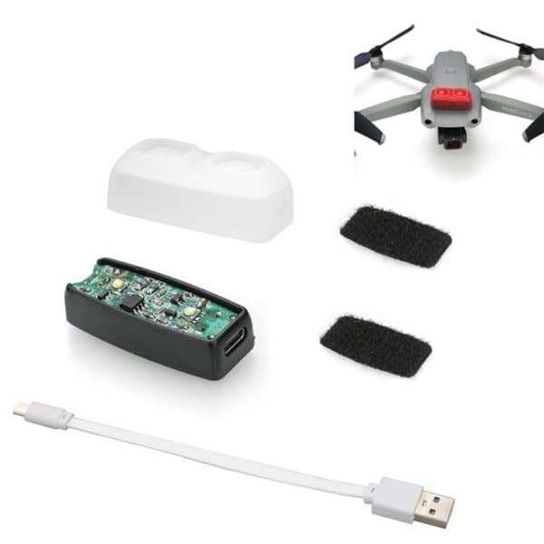 Strobe belysning til DJI Phantom 4 / Mavic Mini / Mavic Air 2 Pro Hvit ...