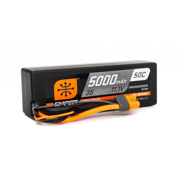 3s 5000mAh - 50C - Spektrum LiPo HC IC3 - Elkjøp