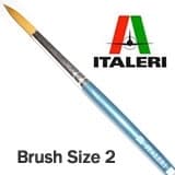 ITALERI Pensel - Rund syntetisk 2 - Elkjøp